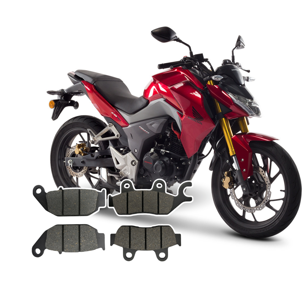 KIT FRENO CB 190 ( PASTILLA DEL + TRAS. ) HONDA