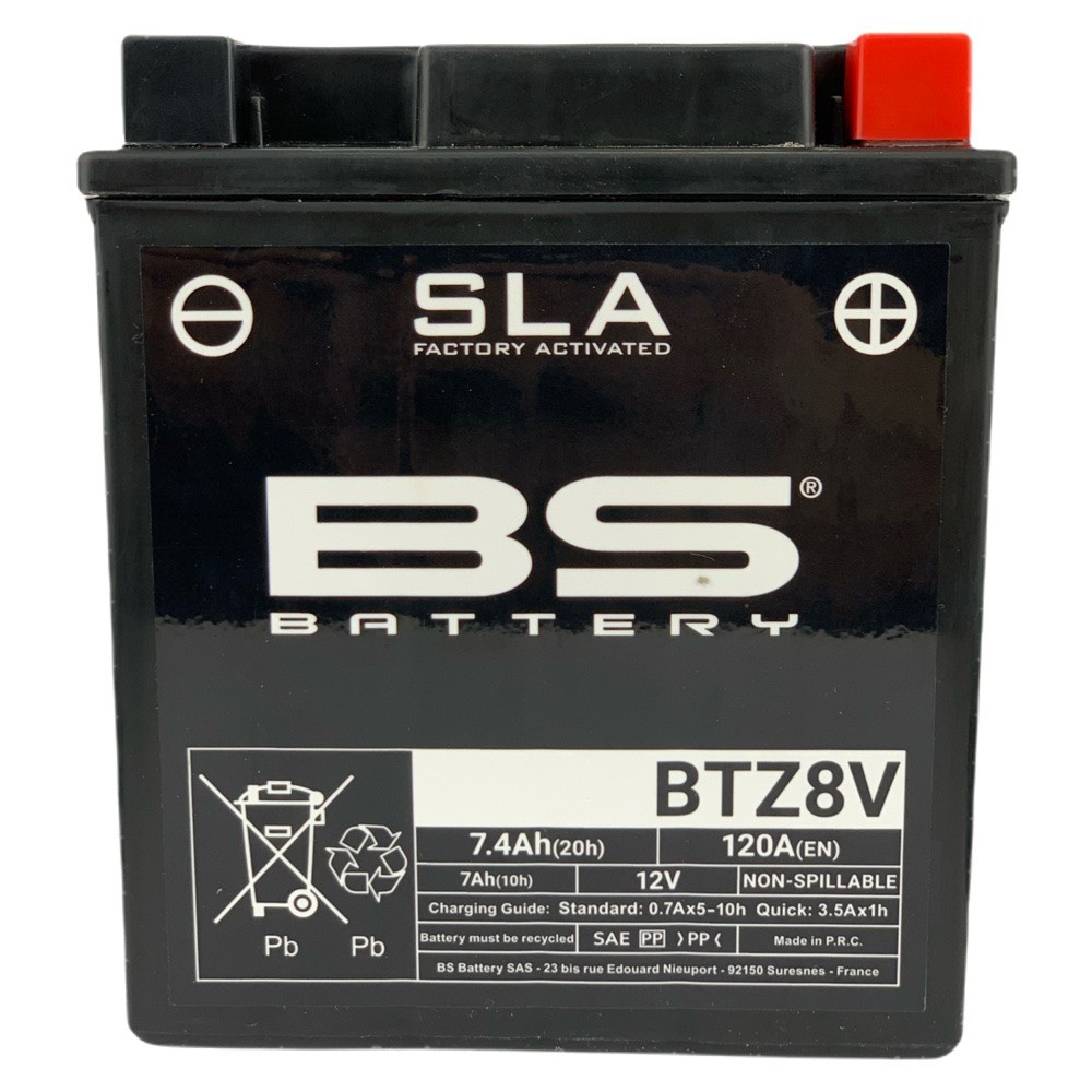 BATERIA BTZ8V / YTZ8V ACTIVADA BS BATTERY