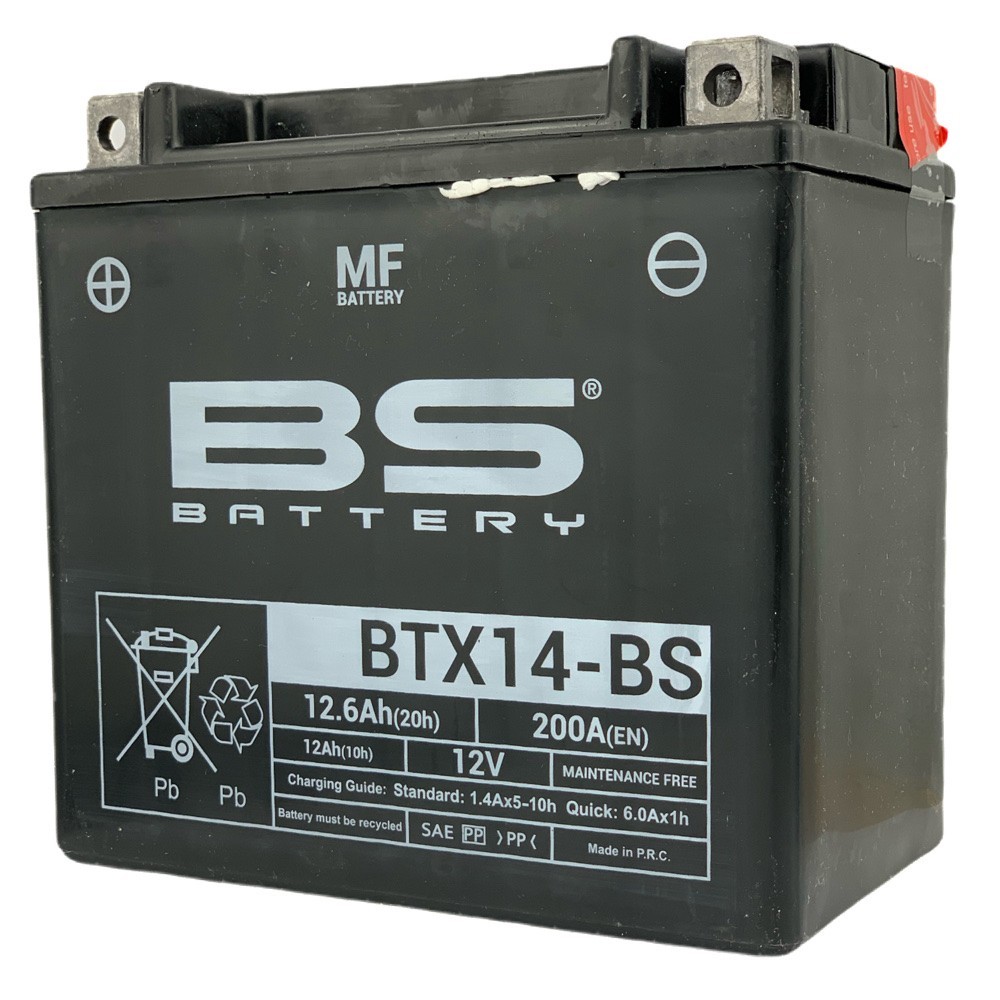 BATERIA BTX14 / YTX14 ACIDO BS BATTERY