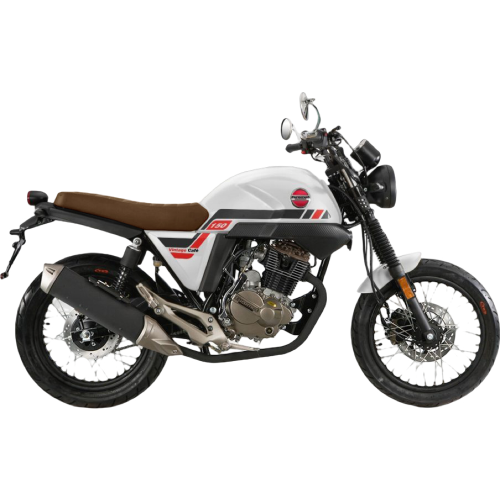 MOTOCICLETA VINTAGE 150 CAFE RACER EUROMOT
